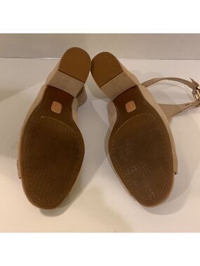 Lucca Lane | Shoes | Luccalane Seleste Tan Suede Blockheel Sandals Sz ...